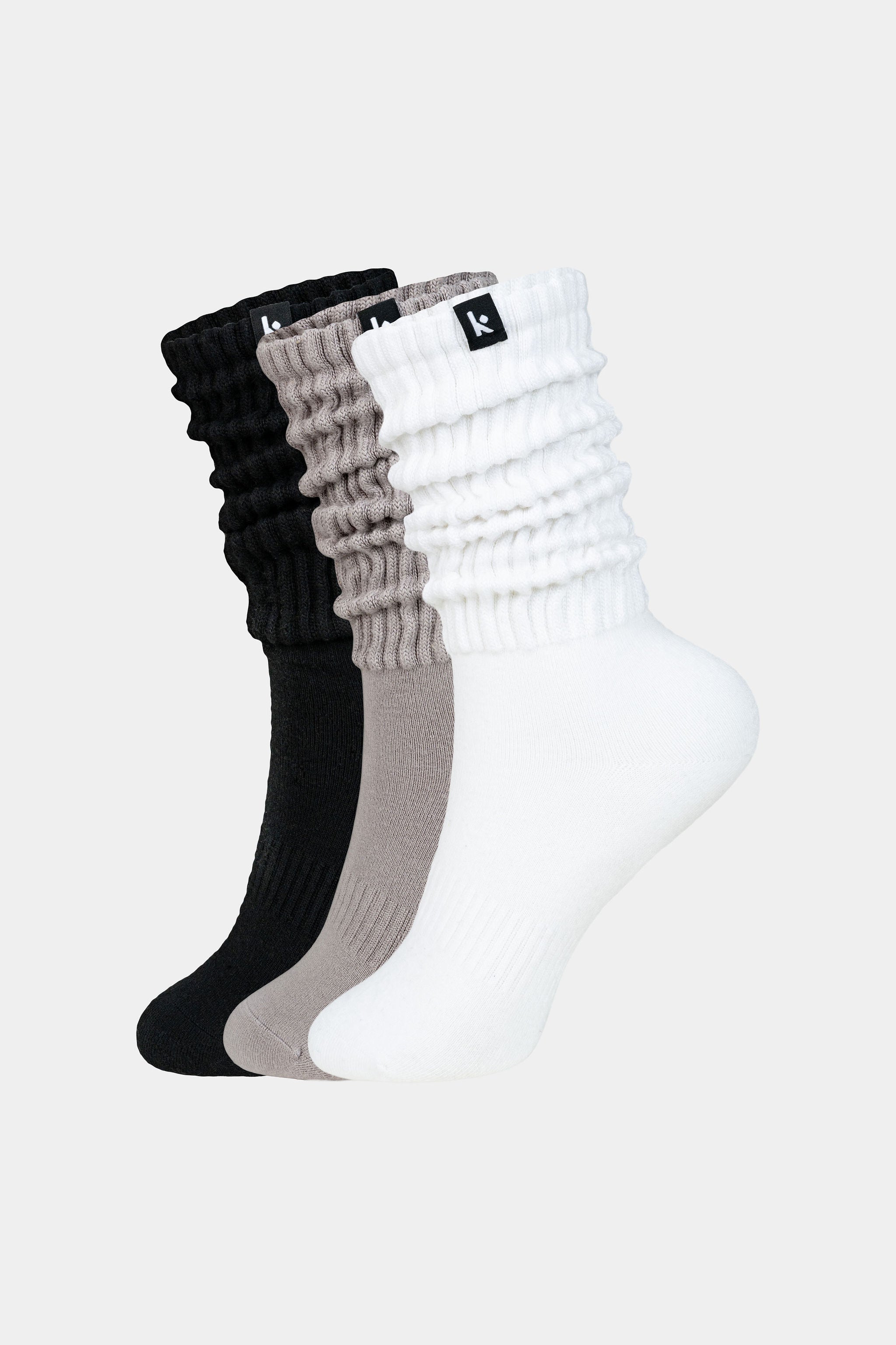 3-Pair Pack Cozy Scrunch Socks - Mixed – Kamo Fitness